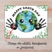 Earth Day Handprint and Footprint Art Craft | PRINTABLE Earth Day ...