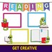Printable Reading Bulletin Board Display Bookworm Editable Classroom ...