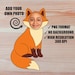 Woodland Animals Add Your Own Photo BUNDLE | PNG Fall Autumn Clipart ...