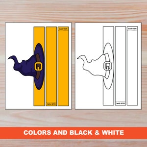 Halloween Paper Crowns for Kids | PRINTABLE Hat Headbands | Craft ...