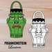 Halloween Monster Lantern Crafts BUNDLE | Witch, Vampire, Frankie, Jack ...