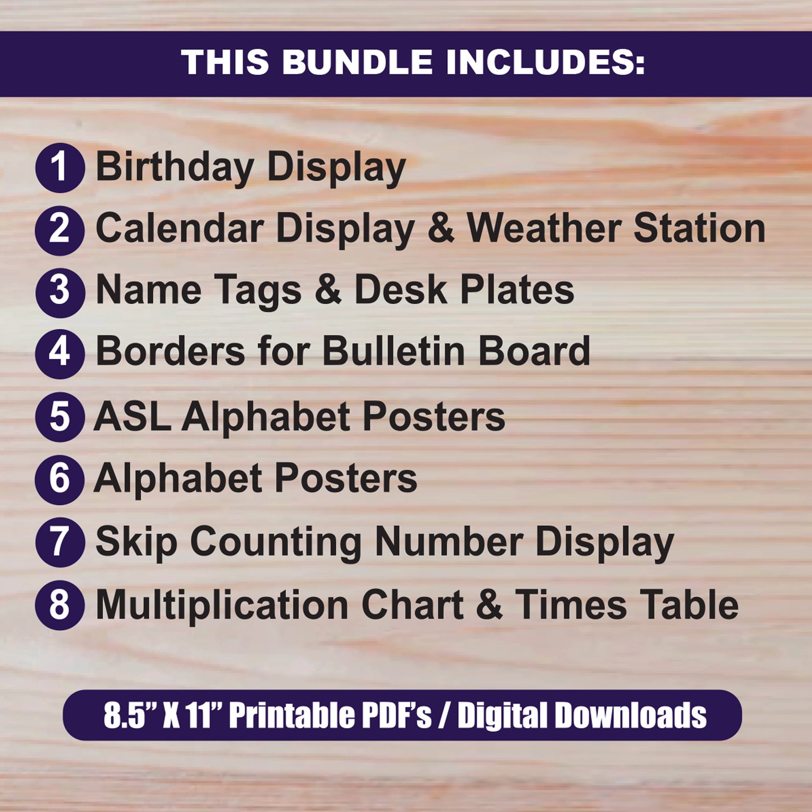 Classroom Decor BUNDLE RAINBOW Colors Printable Kit for - Etsy