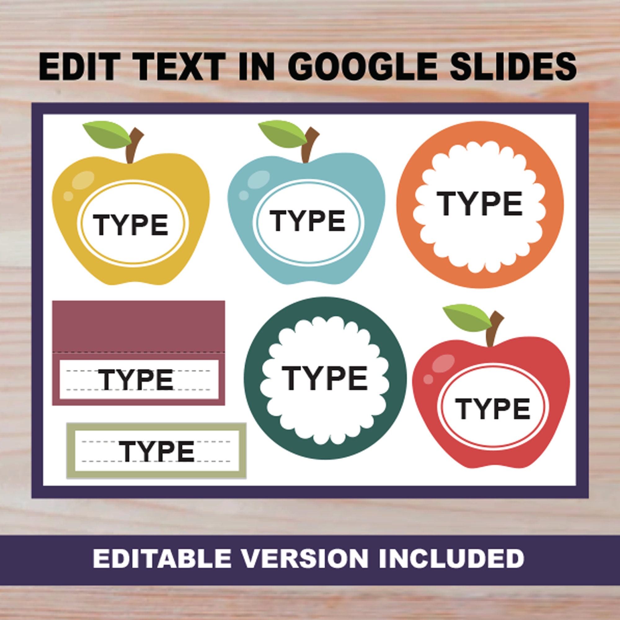 Classroom Name Tags for Bulletin Board, Door Display & Desk Name Tags ...