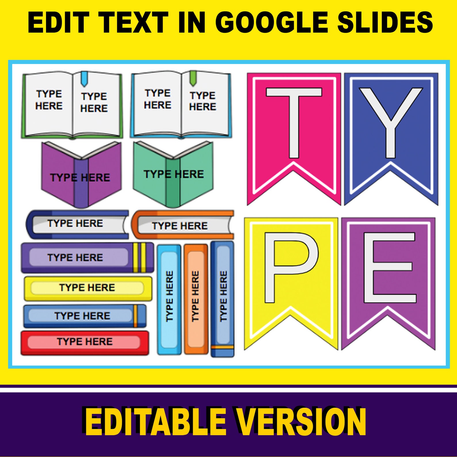 Printable Reading Bulletin Board Display Bookworm Editable Classroom ...