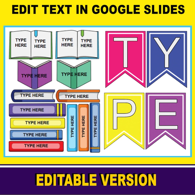 Printable Reading Bulletin Board Display | Bookworm Editable Classroom ...