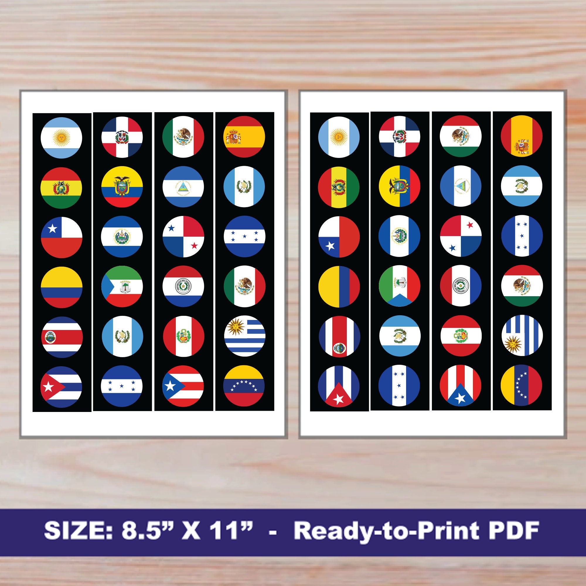 Hispanic Heritage Month Printable Borders for Door or Wall Decor and ...