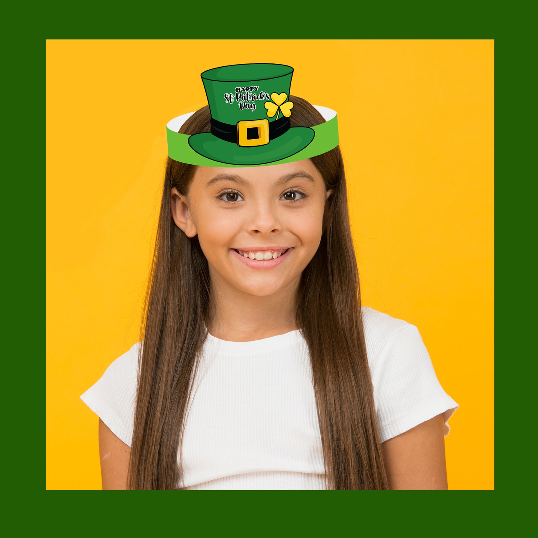 St Patricks Day Paper Crowns for Kids Leprechaun Hat Paper Crown ...