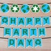 Earth Day Banner Kit for Bulletin Board PRINTABLE Earth Day Pennant ...