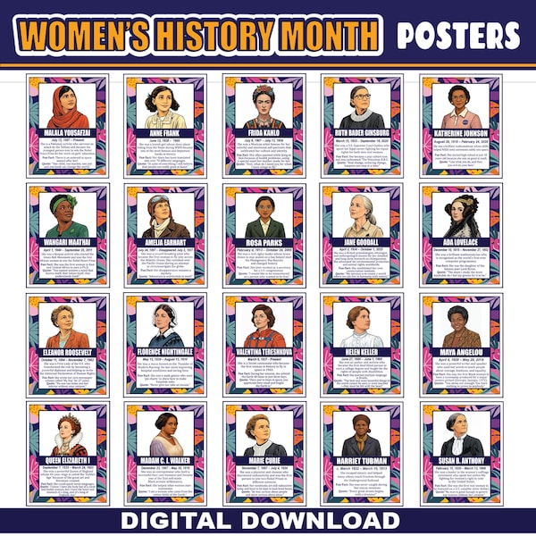 Womens History Month Decor - Etsy