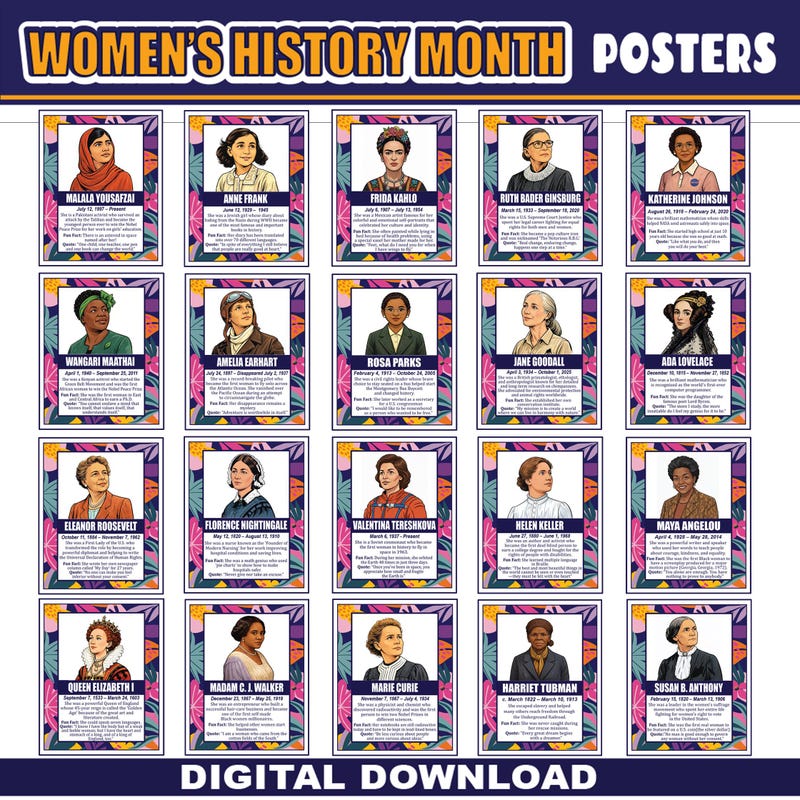 Womens History Month Decor - Etsy