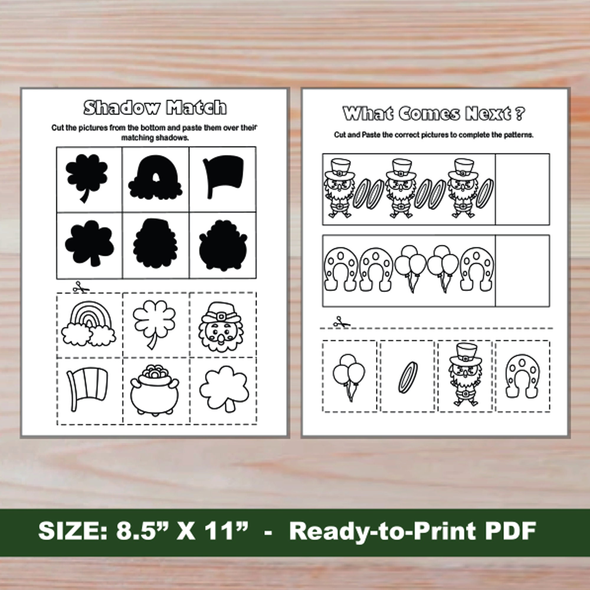 St Patrick's Day Scissor Skills Activity | Leprechaun Beard Cutting ...