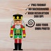 Christmas Add Your Own Photo Picture BUNDLE | PNG Santa Elf Reindeer ...
