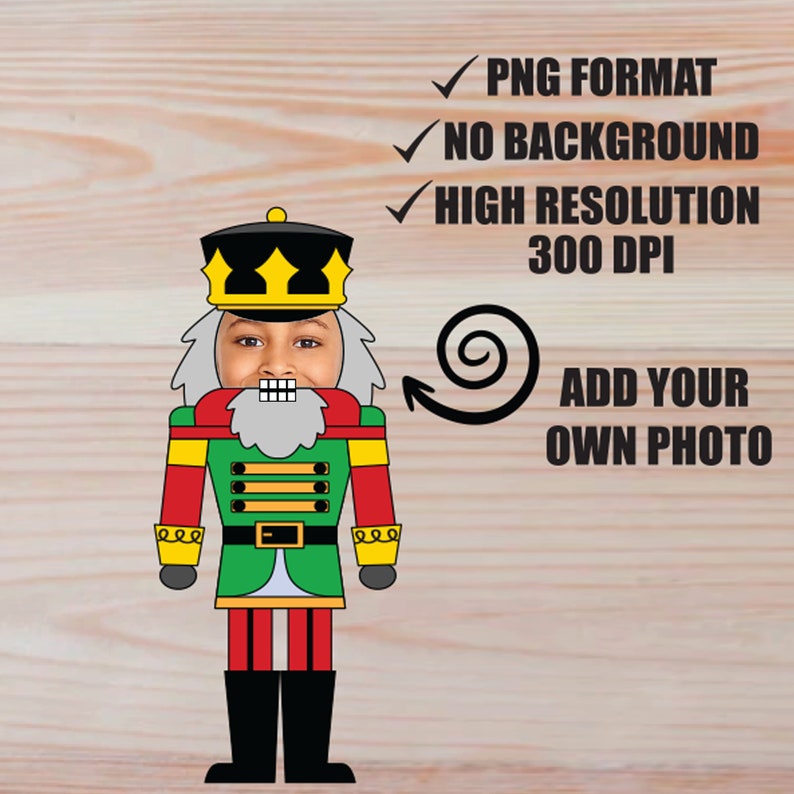 Christmas Add Your Own Photo Picture BUNDLE PNG Santa Elf Reindeer ...