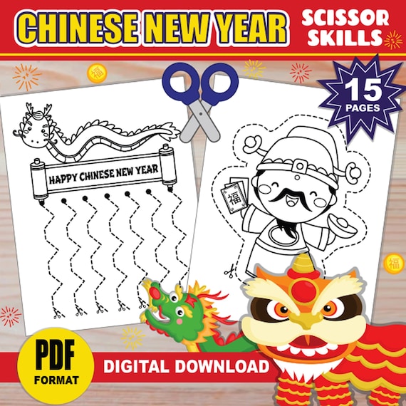 Chinese New Year Cutting Activity