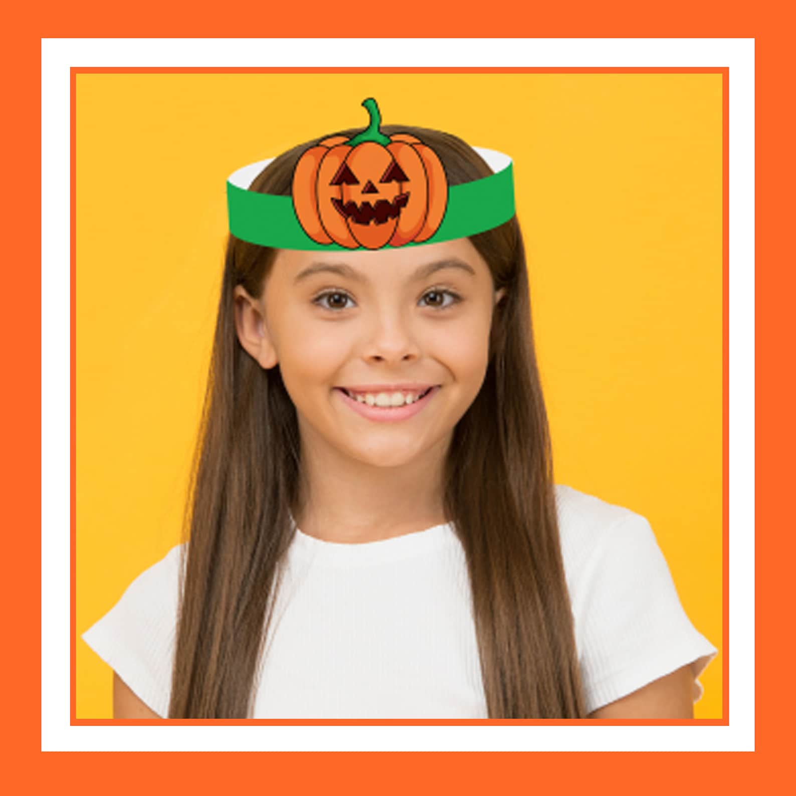 Halloween Paper Crowns for Kids PRINTABLE Hat Headbands Craft Activity ...