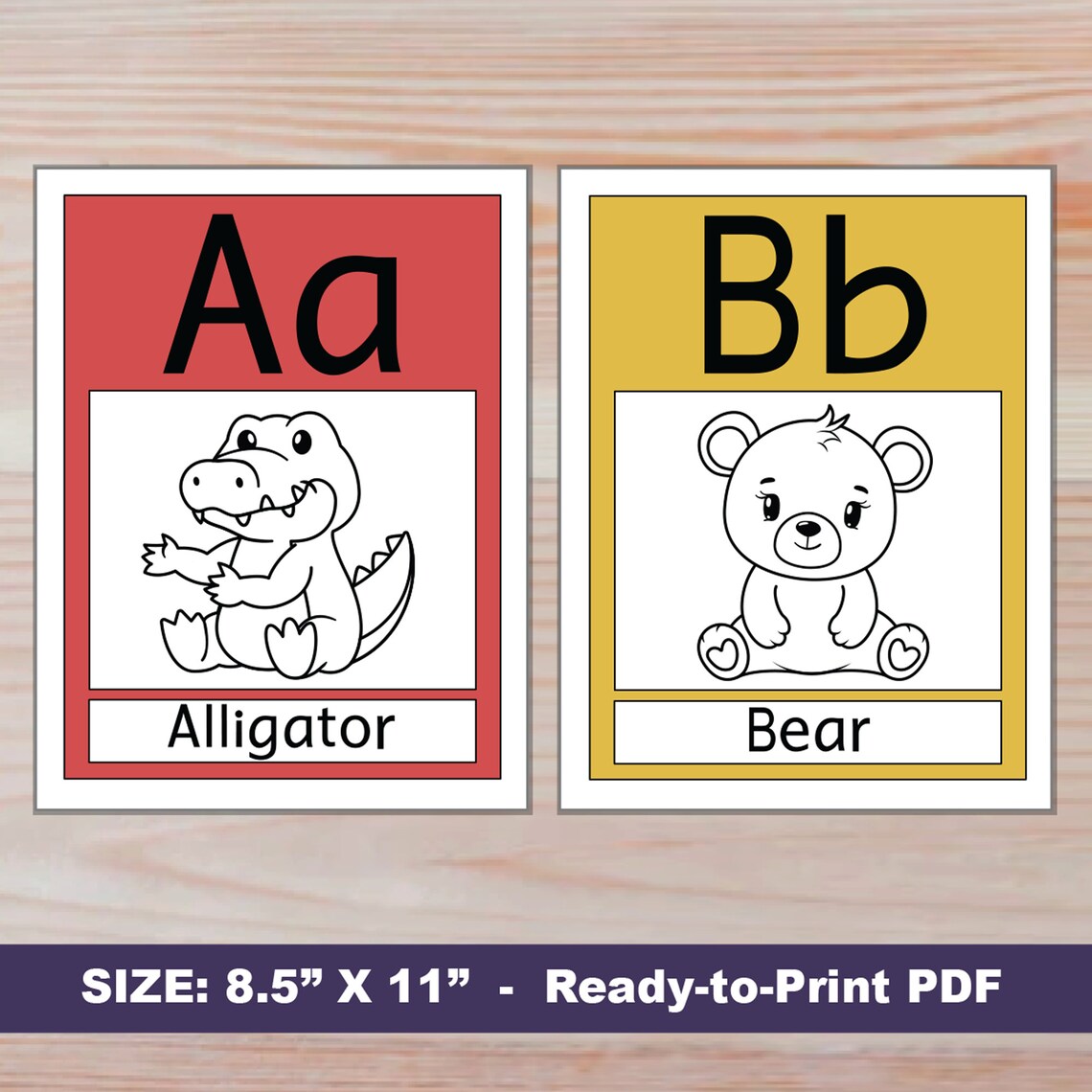 Alphabet Posters | PRINTABLE | BOHO Bright Colors | Classroom Decor ...