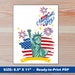 Memorial Day Handprint Art Statue of Liberty Crafts - Etsy