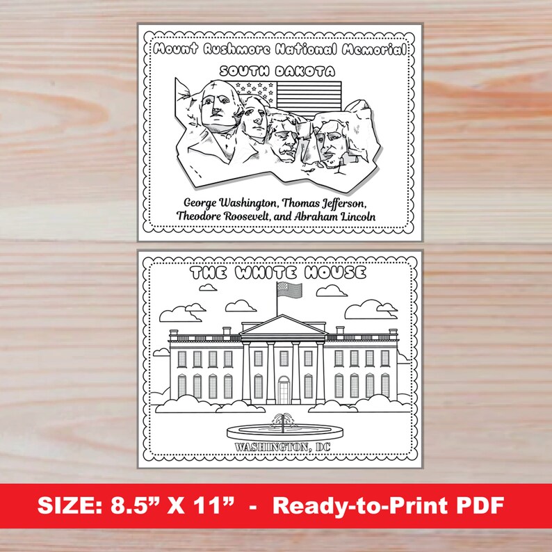 President's Day Activities for Kids PRINTABLE US - Etsy