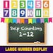 Skip Counting Number Display Numbers and Its Multiples Posters ...