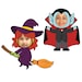 Halloween Add Your Own Photo Picture BUNDLE | PNG Vampire Witch Zombie ...