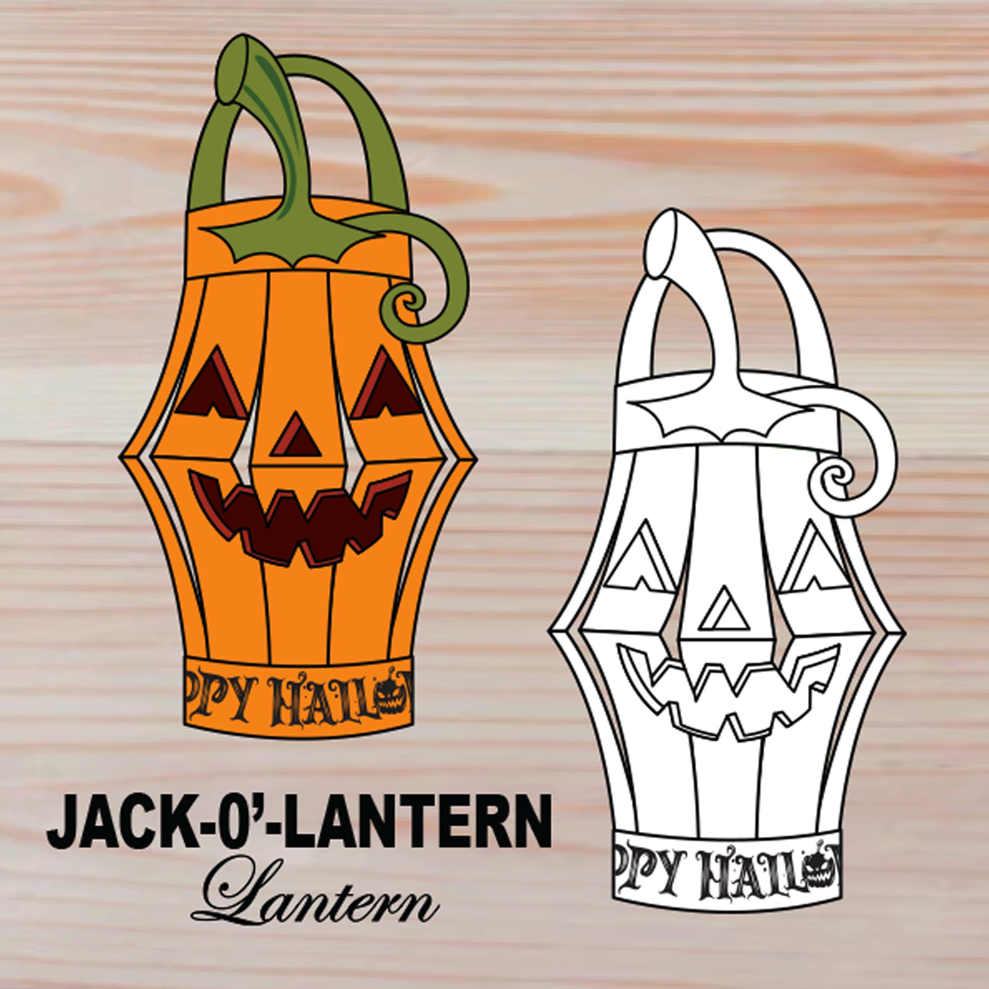 Jack-o-lantern Paper Lantern Crafts | Halloween Crafts PRINTABLE ...