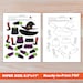 Build-a-witch Face Photo Craft | Halloween Craft for Bulletin Board ...
