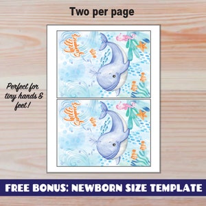 Whale Handprint Art | Hello Summer Whale Handprint PRINTABLE Crafts ...