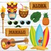 Luau Photo Booth Props | PRINTABLE Hawaiian Tropical Tiki Party Props ...