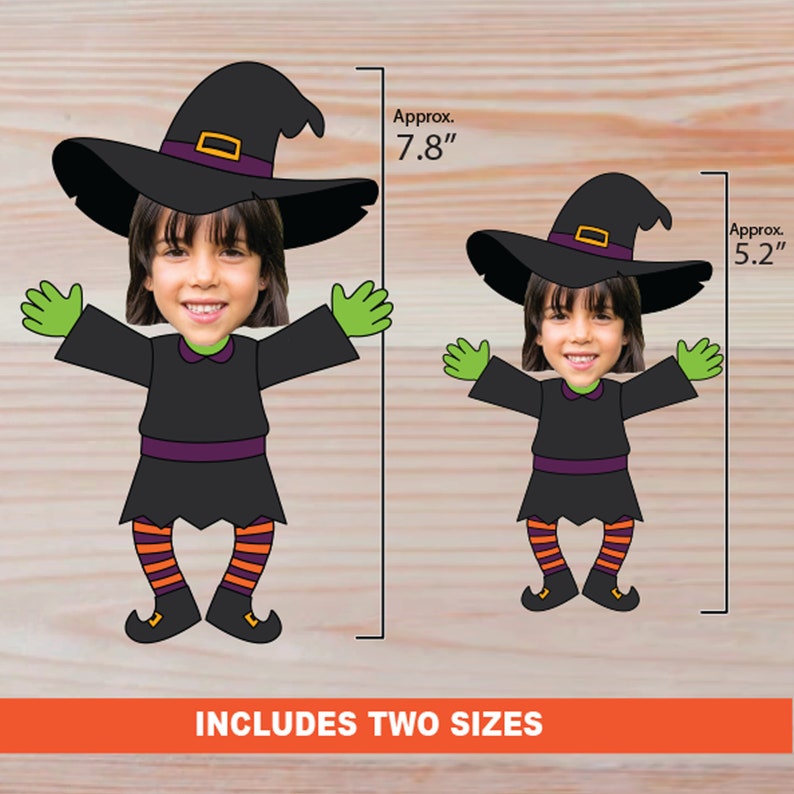 Build-a-witch Face Photo Craft Halloween Craft for Bulletin Board ...