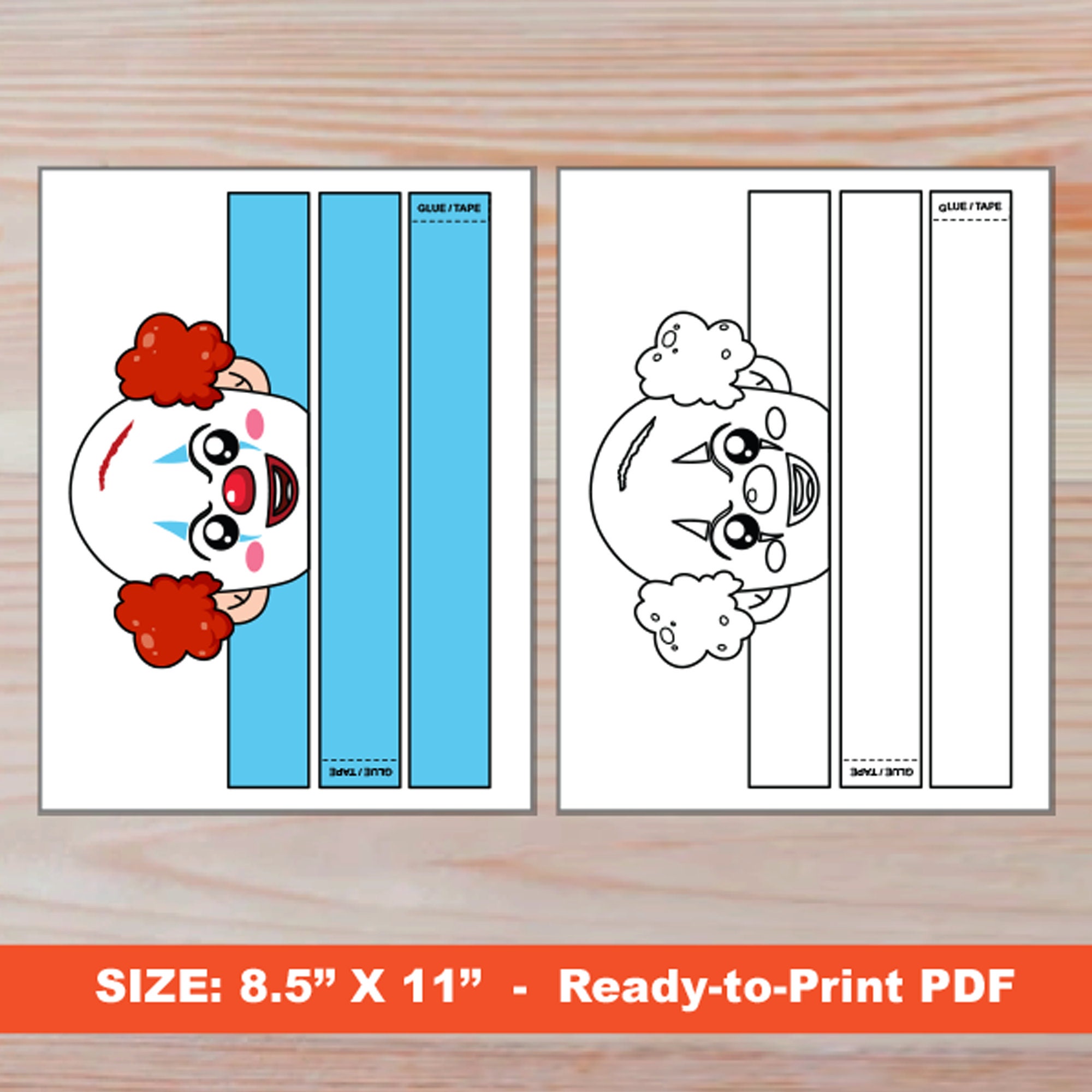 Halloween Paper Crowns for Kids | PRINTABLE Hat Headbands | Craft ...