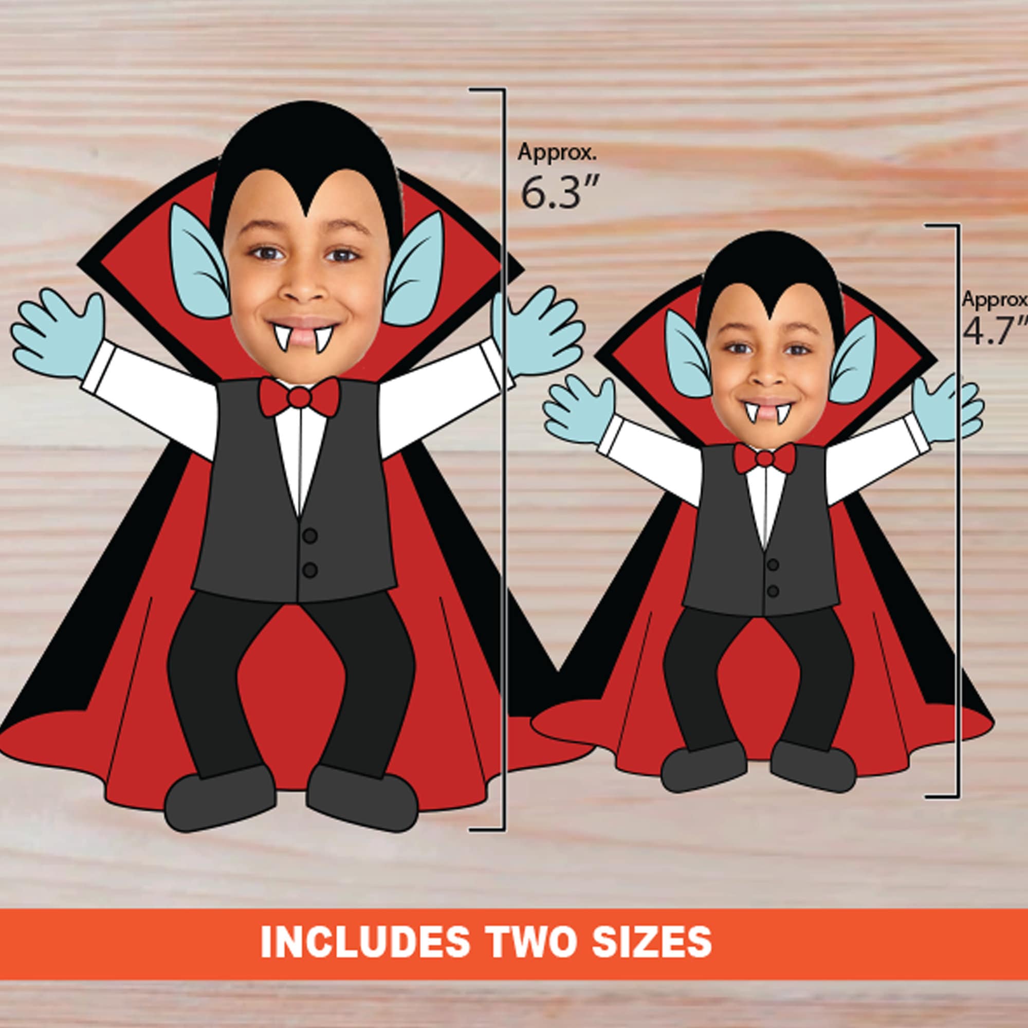 Halloween Craft for Bulletin Board & Class Decor Build-a-vampire Face ...