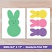 Easter PRINTABLE Banner Kit PRINTABLE Easter Pennant Bunting - Etsy