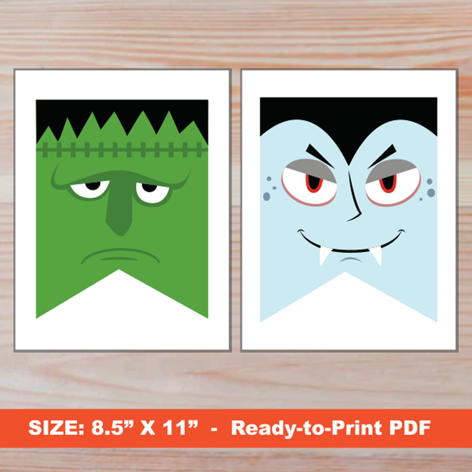 Happy Halloween Printable Banner | Halloween Garland Pennant Banner ...