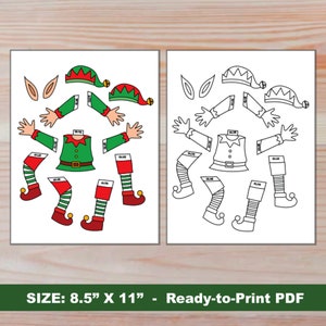 Christmas Craft for Kids | Elf Yourself DIY Christmas Paper Craft |add ...