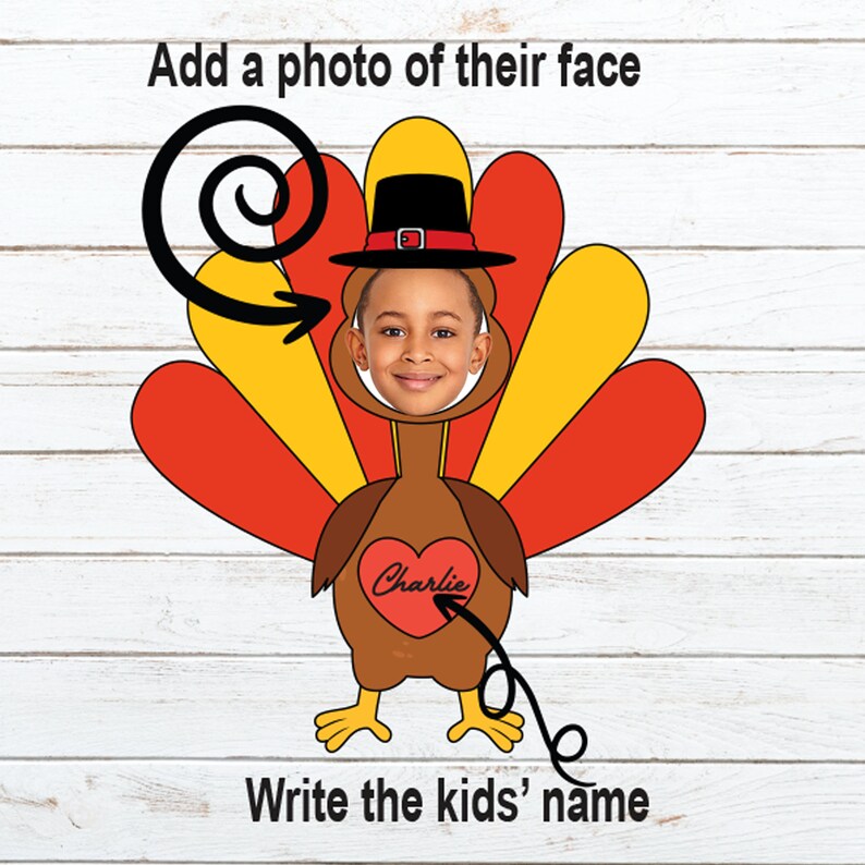 Thankful Little Turkey Crafts | Fall Thanksgiving Craft | Build a ...