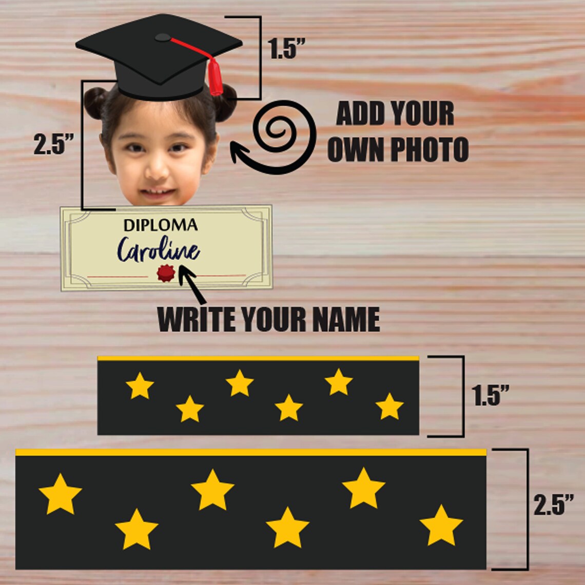Graduation Photo Craft for Bulletin Board & Door Decor Add Your Own ...