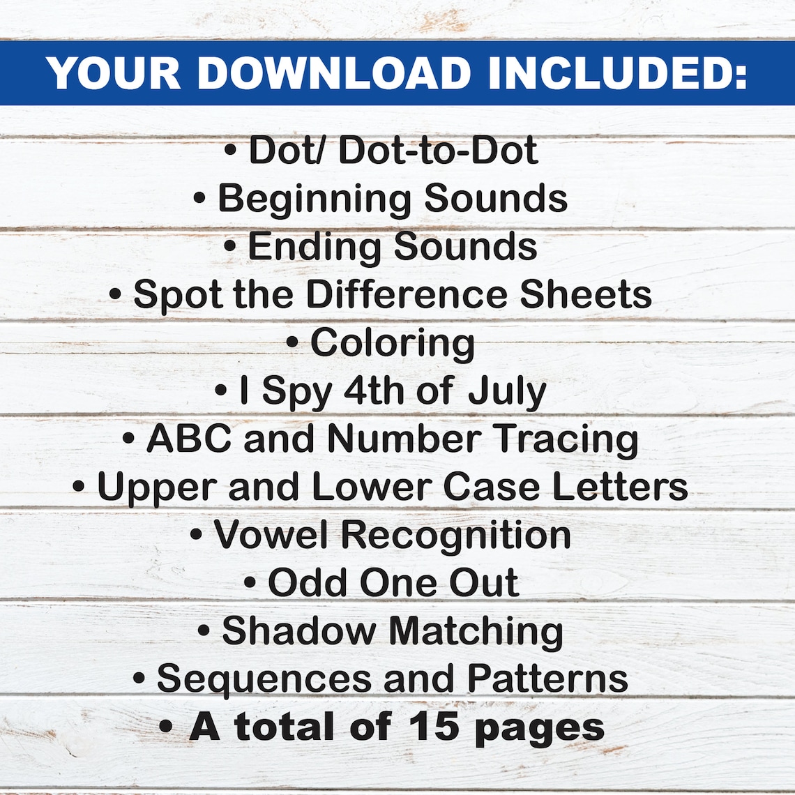 4th of July Activity Pack for Kids Independence Day - Etsy