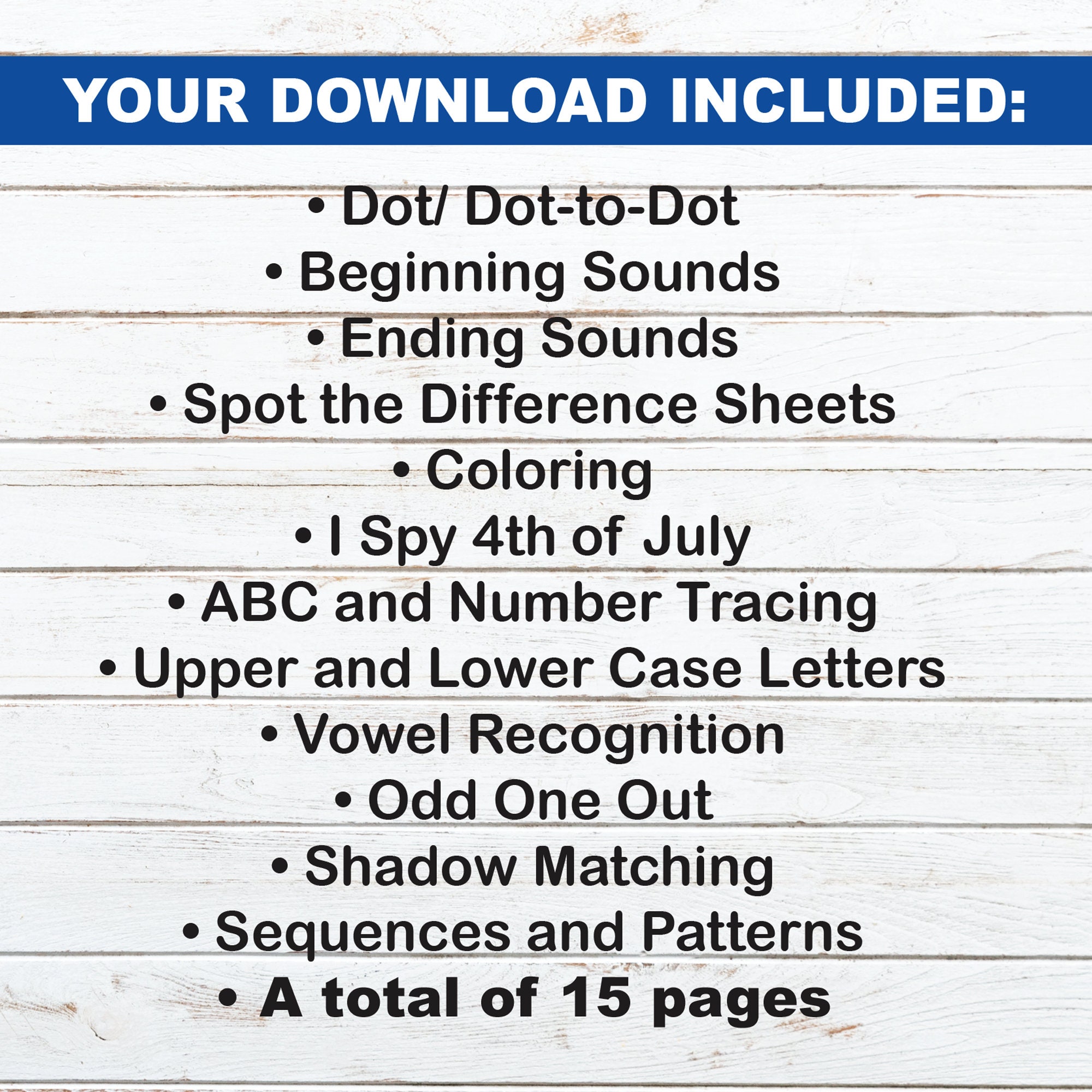 4th of July Activity Pack for Kids | Independence Day Worksheets and ...