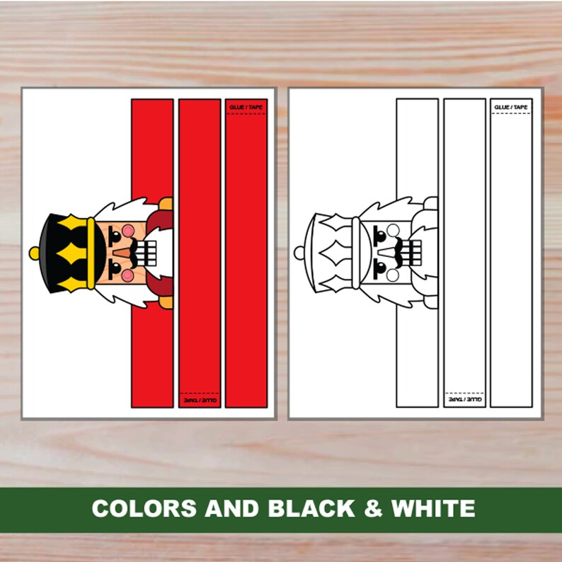 Christmas Paper Crowns for Kids PRINTABLE Paper Hat Headbands Craft ...