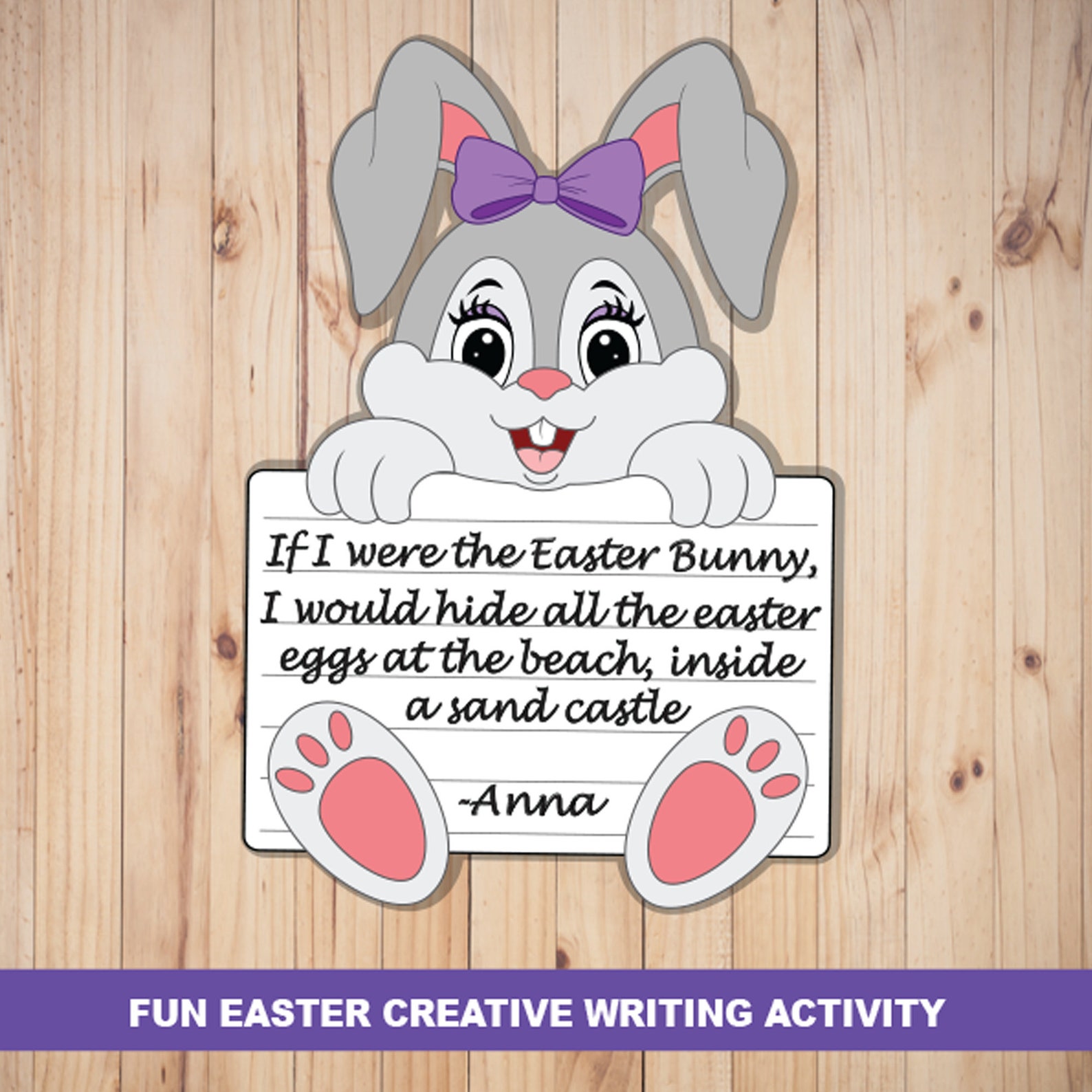 Easter Crafts for Bulletin Board PRINTABLE Easter Activity - Etsy