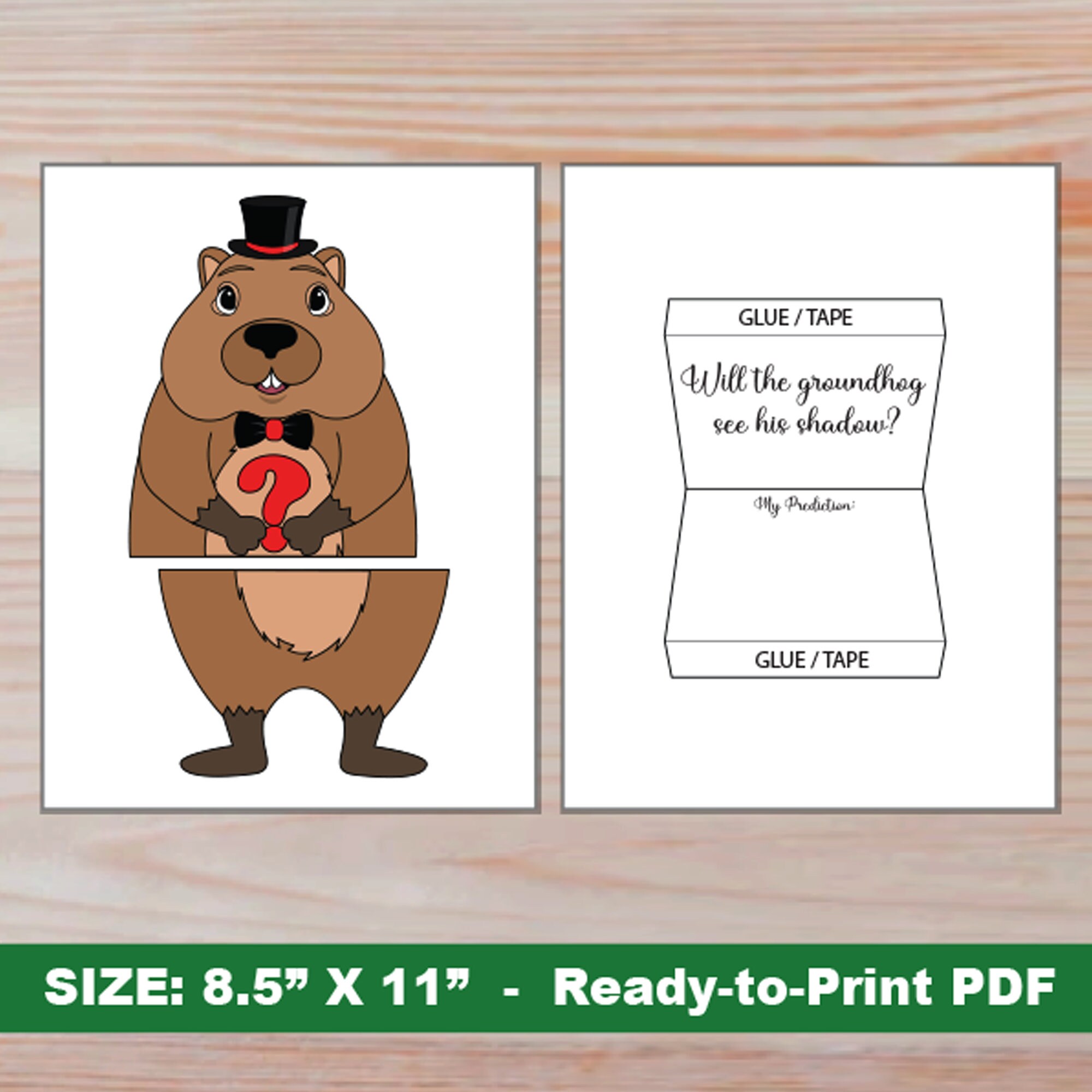 Hojas De Trabajo Del Día De La Marmota, Cuarto Grado