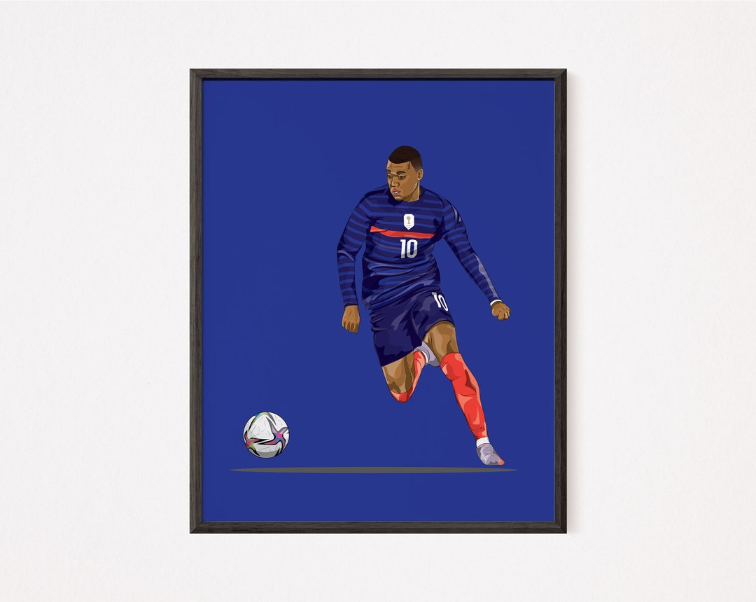 France Legend and Icon Kylian Mbappe DIGITAL DOWNLOAD PNG Files - Etsy