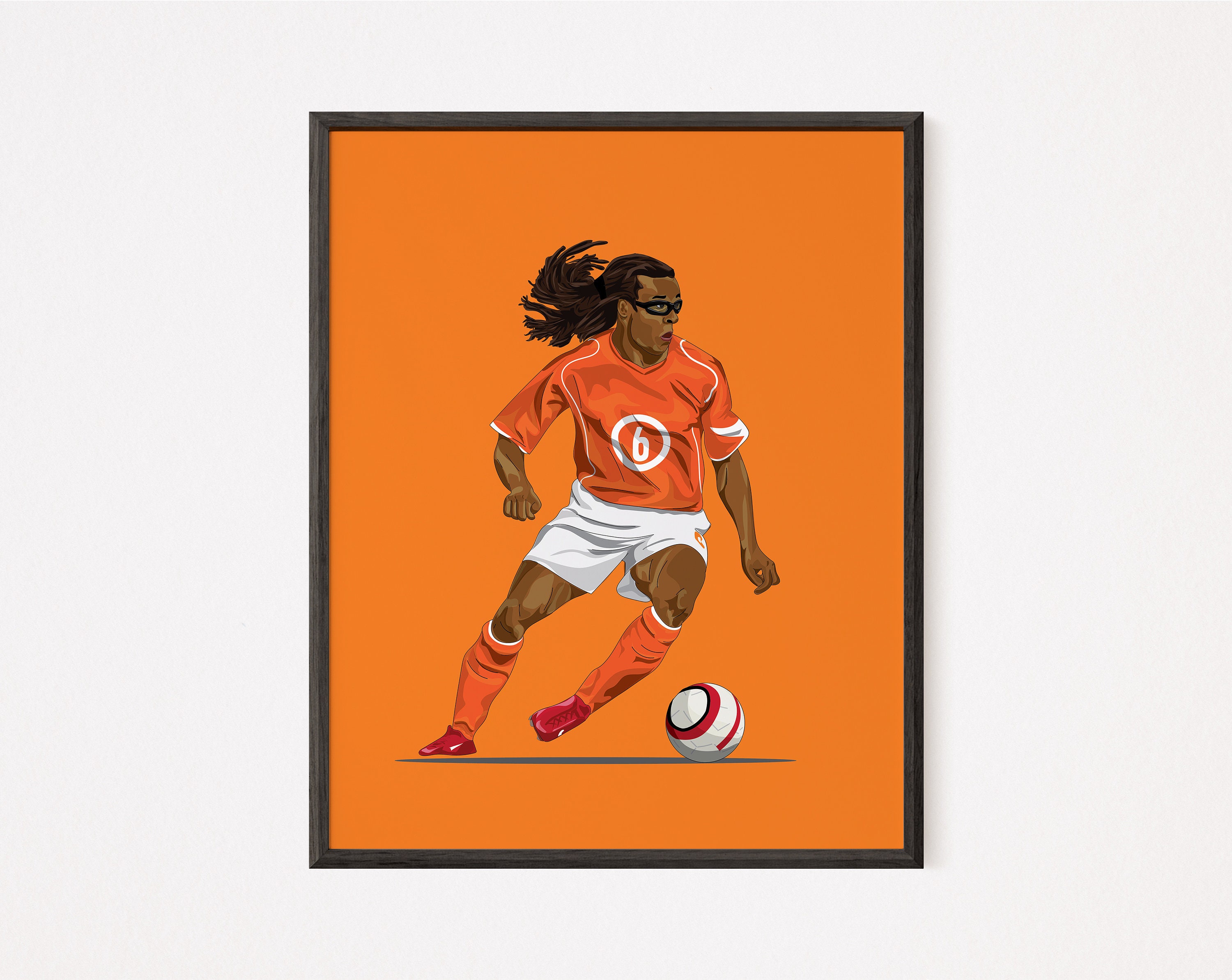Holland Netherlands Legend and Icon Edgar Davids DIGITAL DOWNLOAD PNG ...