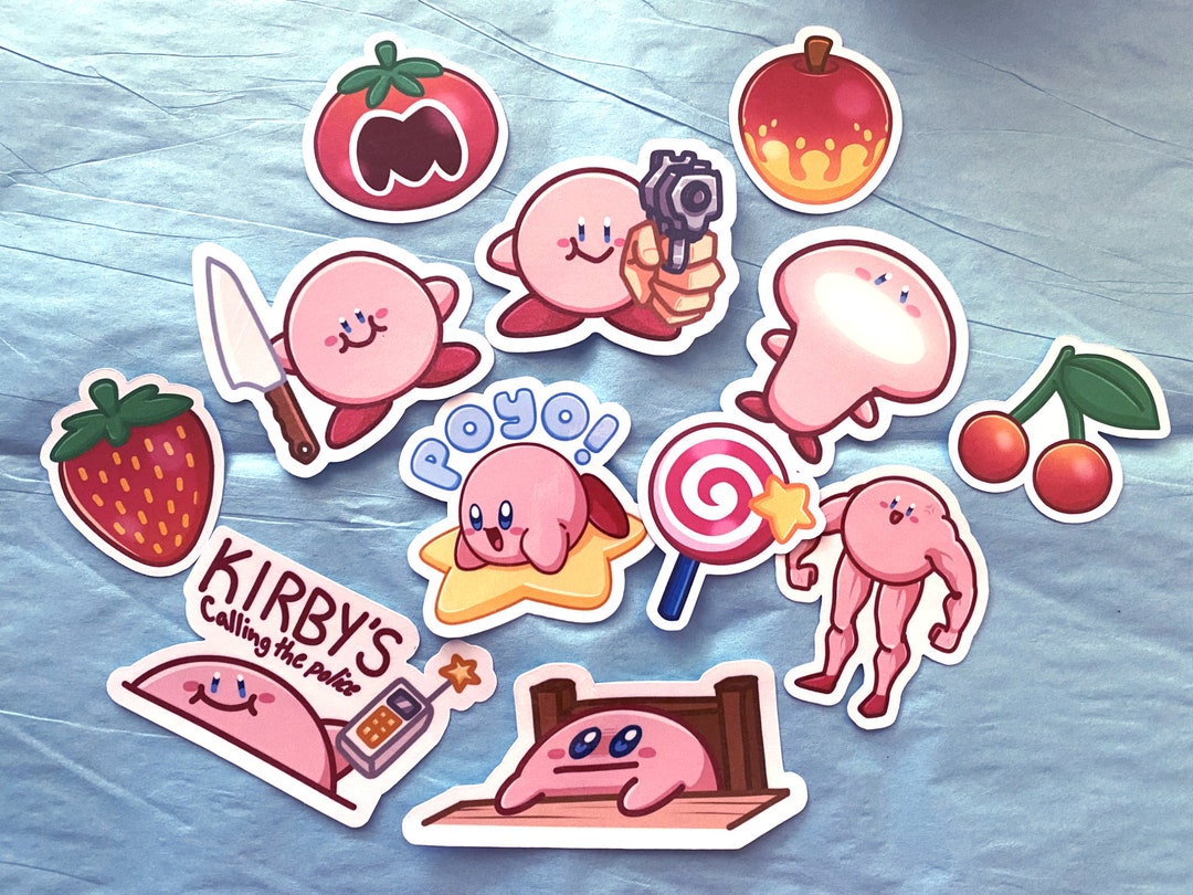 Kirby Stickers mostly Memes - Etsy