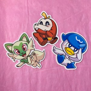 Cute Pokémon Scarlet & Violet Stickers - Etsy