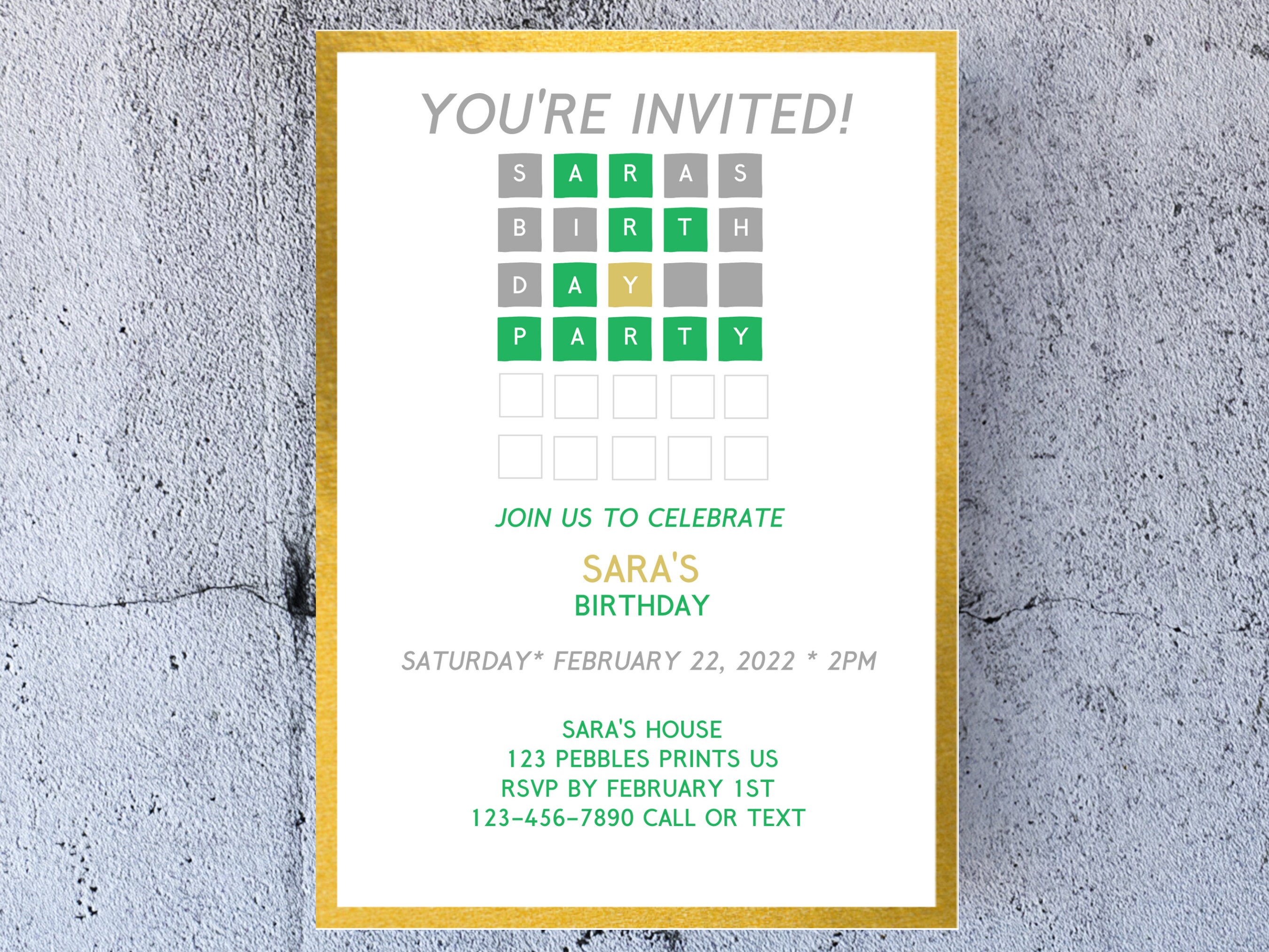 Custom Wordle Wordle Inspiration Custom Invitation Birthday - Etsy