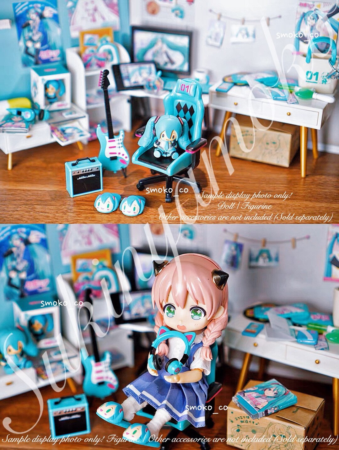 Popular Miniature Dollhouse Collection: RE-MENT Hatsune Miku Series ...