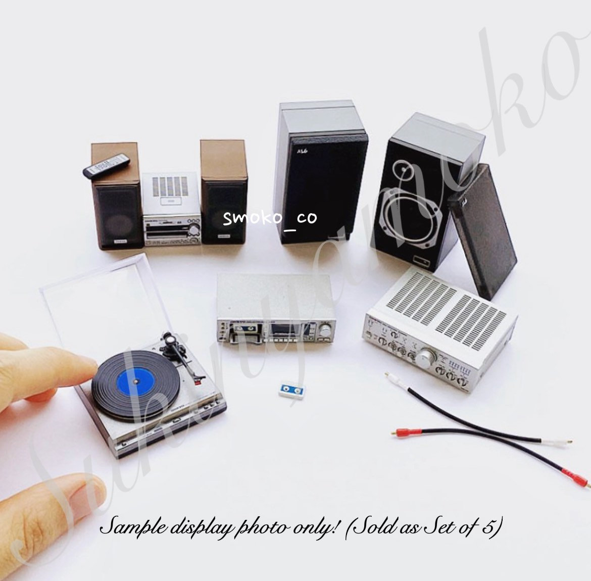 World Classic Miniature Dollhouse Accessories Onkyo Audio Miniature ...