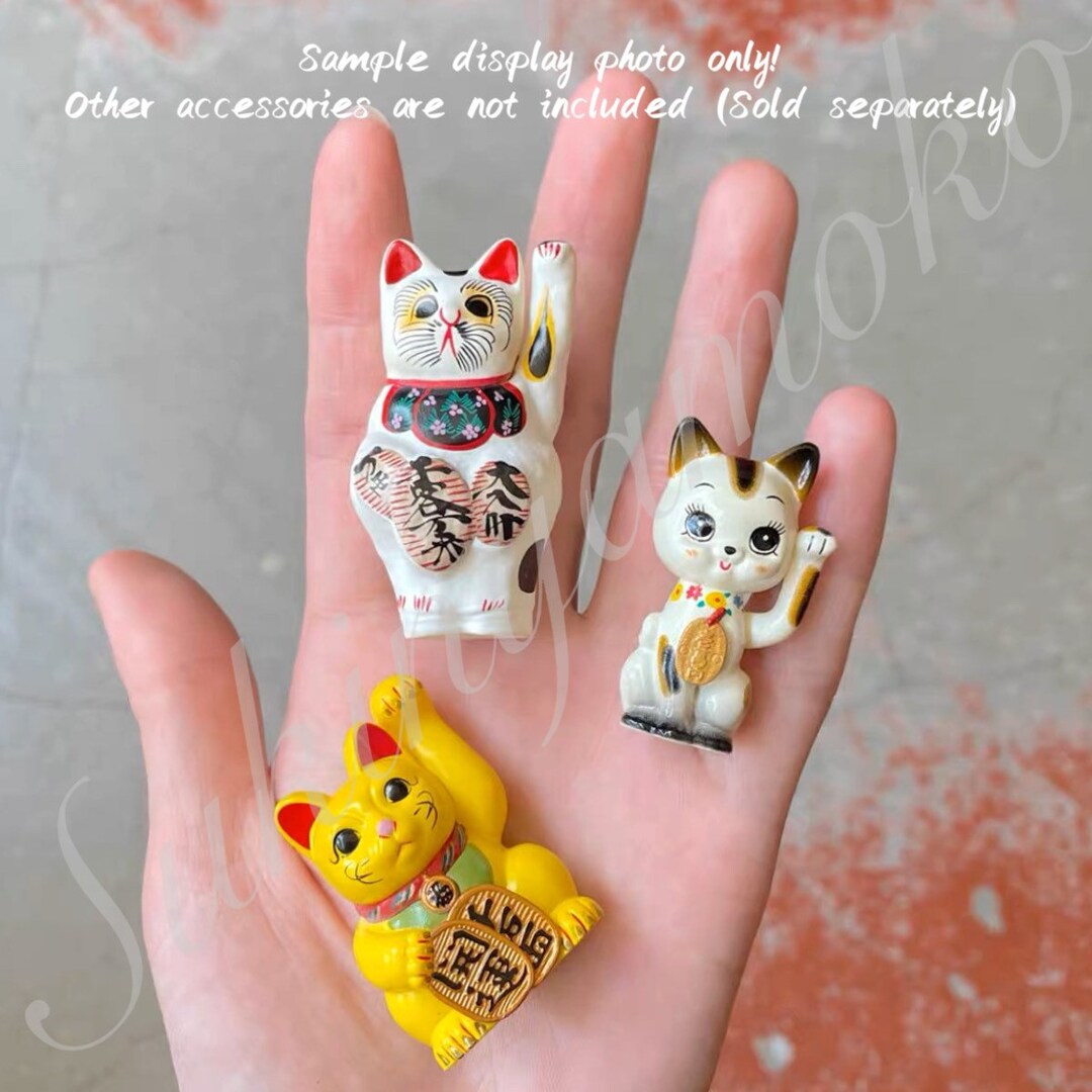 2021 Discontinued Popular Dollhouse Maneki Neko Miniature Collection ...