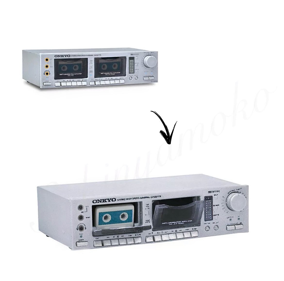 World Classic Miniature Dollhouse Accessories Onkyo Audio Miniature ...